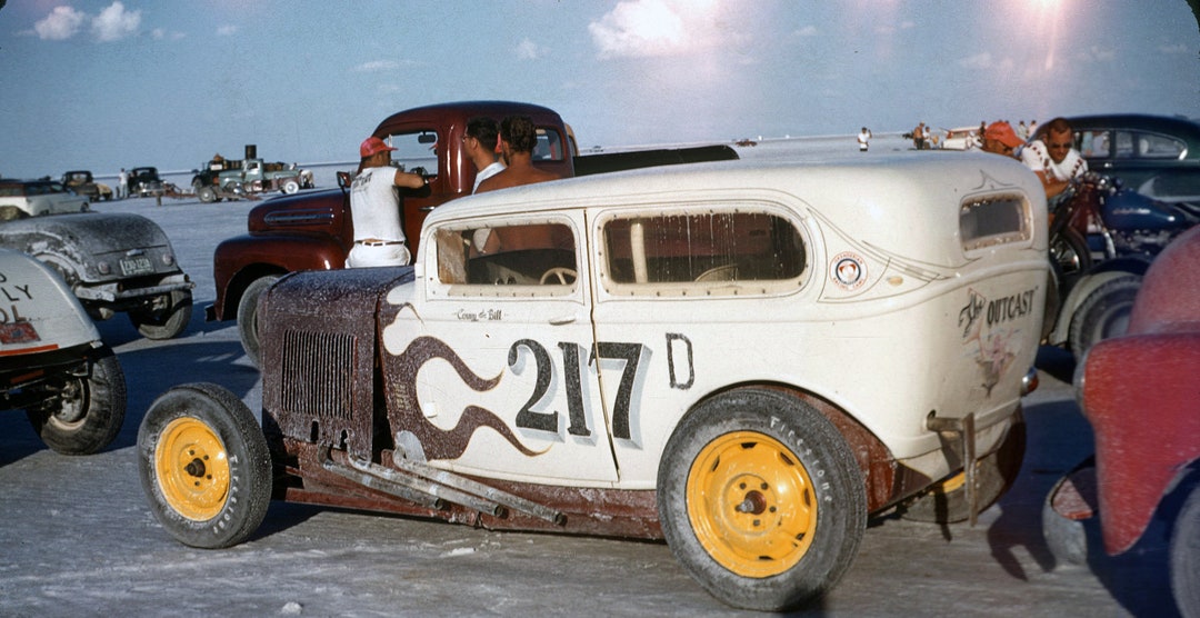 1950's Bonneville Salt Flat Racing - Dragsters - Hot Rod Racing - Utah ...