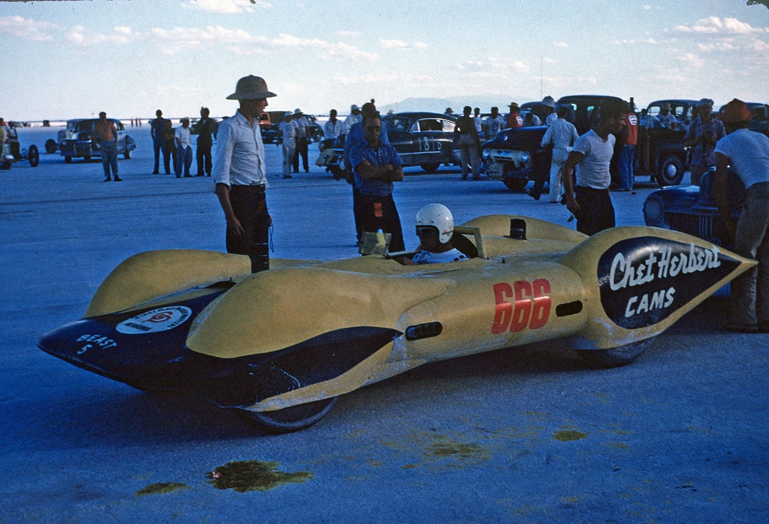 1950's Bonneville ;salt Flats Drag Racing - Hot Rods - Utah - Etsy