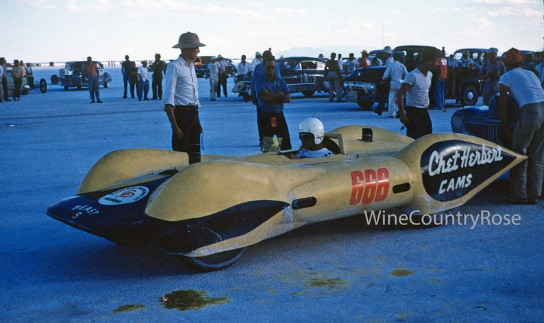 1950's Bonneville Salt Flats - Drag Racing - Hot Rods - Etsy