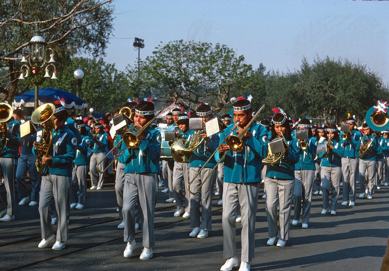 Indian School Marching Band Disneyland California - 1960's - Etsy
