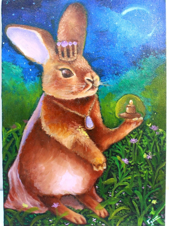 Rabbit Oil Paintings
