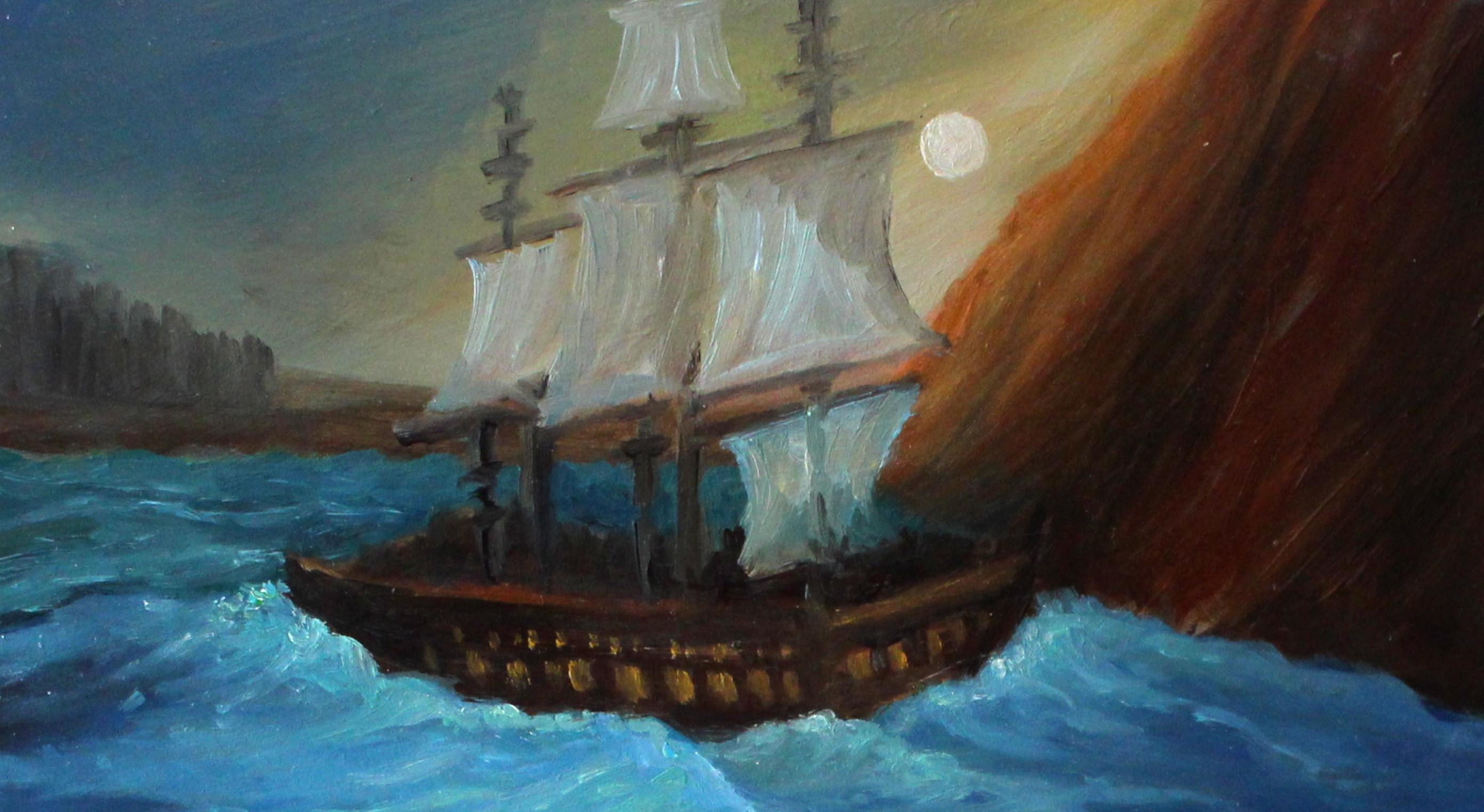 Original Mermaid Oil Painting, Ethereal Girl Sea Painting, Whimsical ...