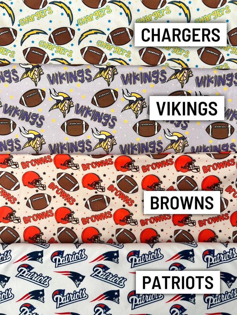 Football Head Wraps, Baby Turban, Bow, Hand-tied Bows, Handmade ...