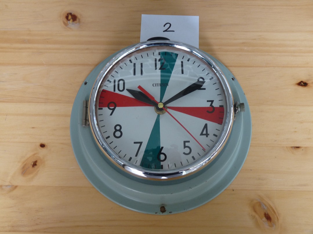 Maritime Citizen Clock, Nautical Slave Clock, US Army Navy Clock ...