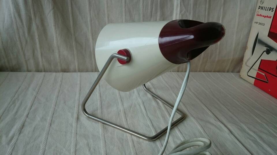 Philips Infraphil HP3603 Infra-red Lamp Relieve Aches and Pain, Vintage ...