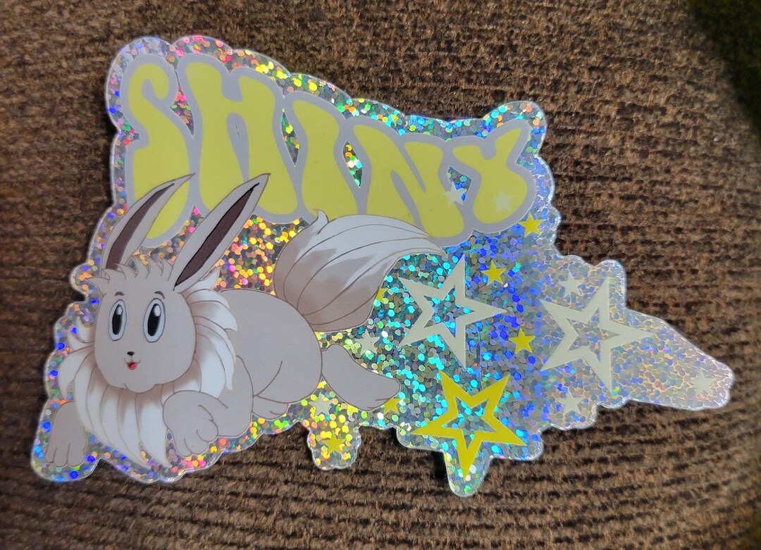 Eevee Shiny Sticker - Etsy