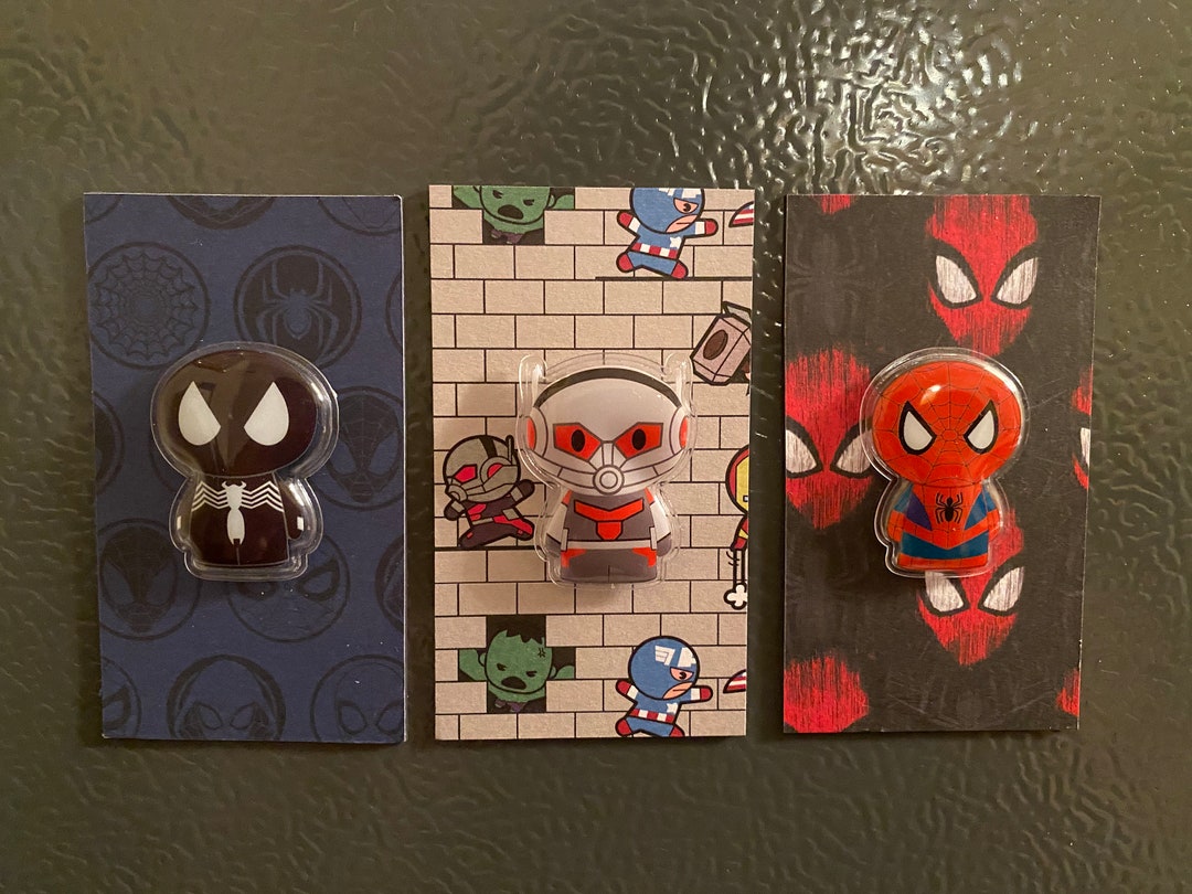 Marvel Character Magnets Venom Antman Spiderman - Etsy