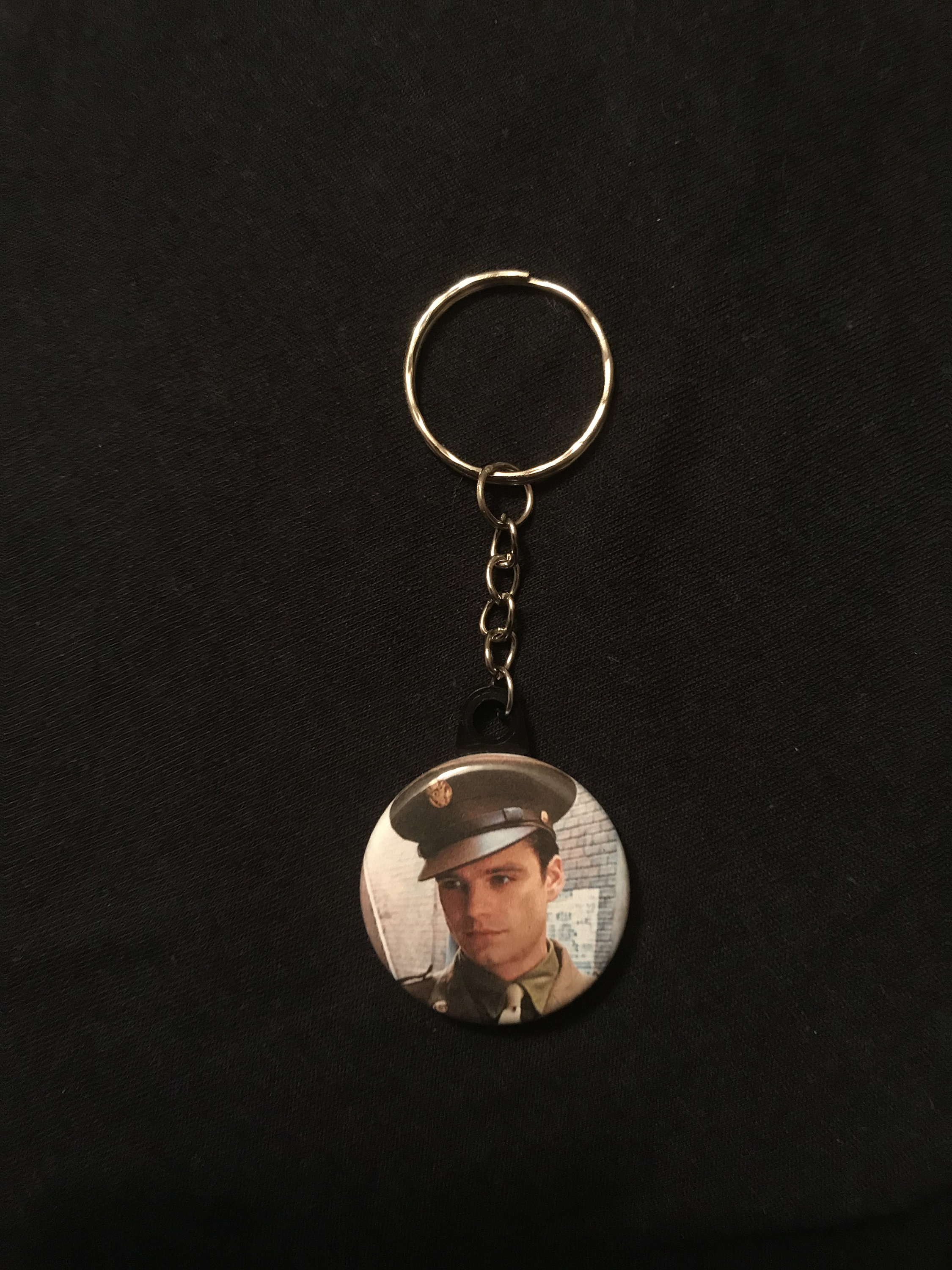 Bucky Barnes Winter Soldier Button Keychains | Etsy
