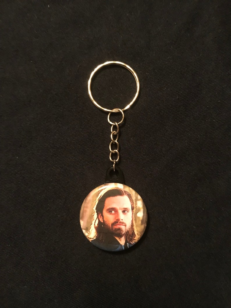 Bucky Barnes Winter Soldier Button Keychains - Etsy