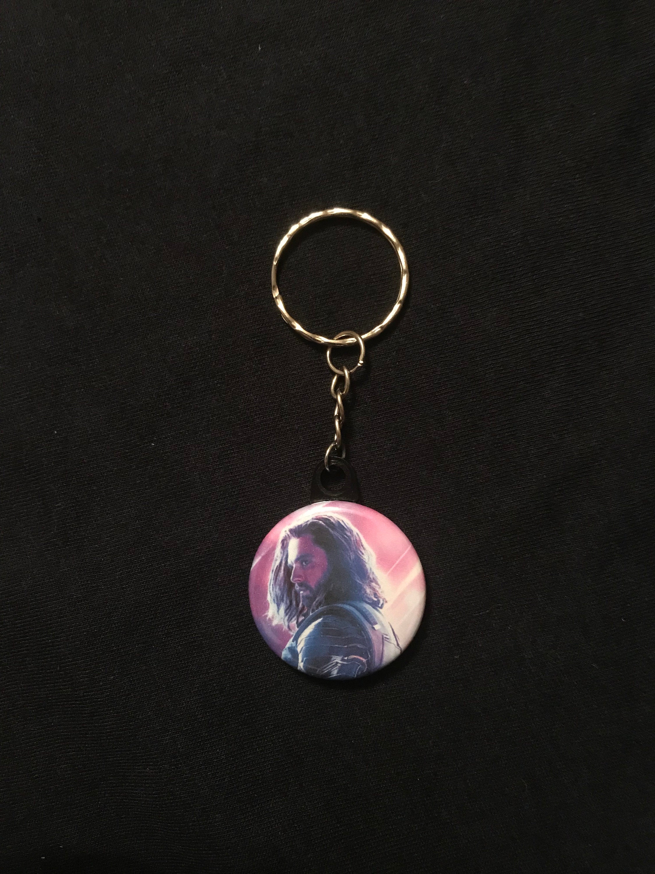 Bucky Barnes Winter Soldier Button Keychains | Etsy