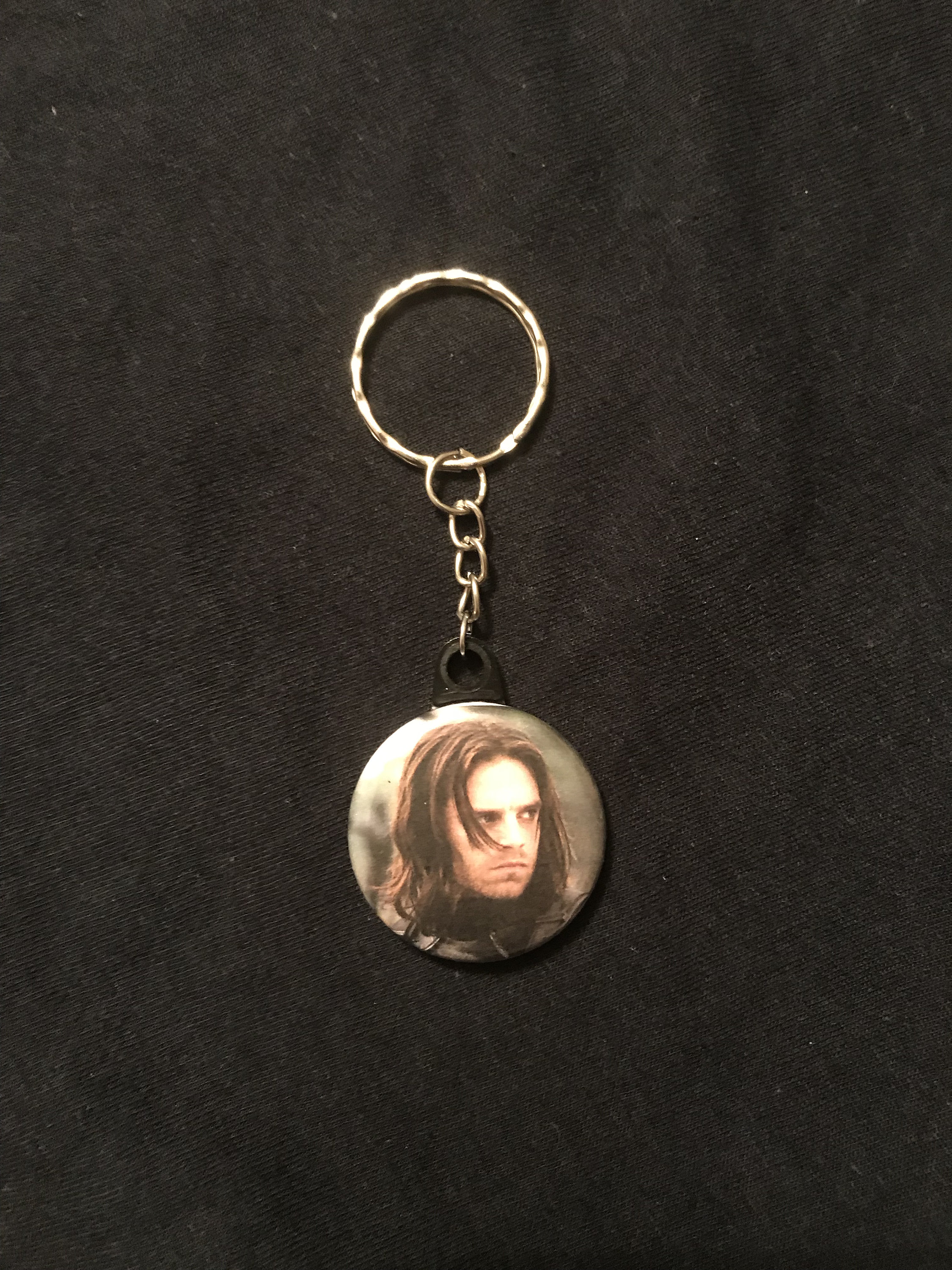 Bucky Barnes Winter Soldier Button Keychains | Etsy