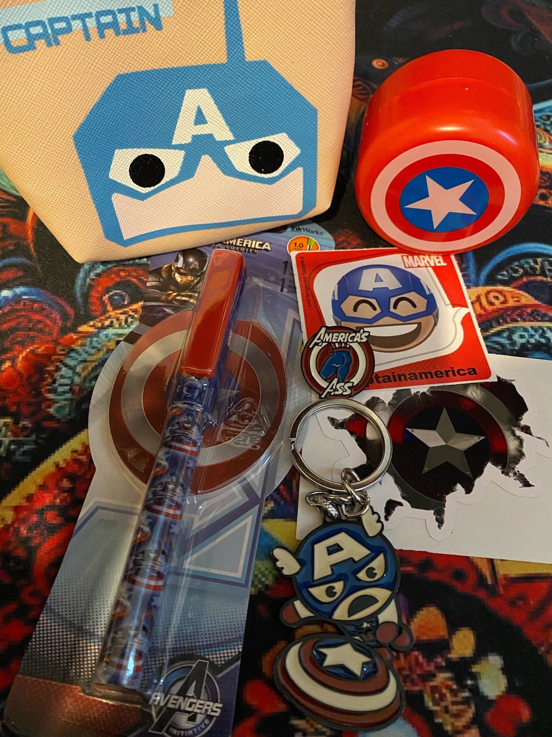 Captain America Merch Set - Etsy