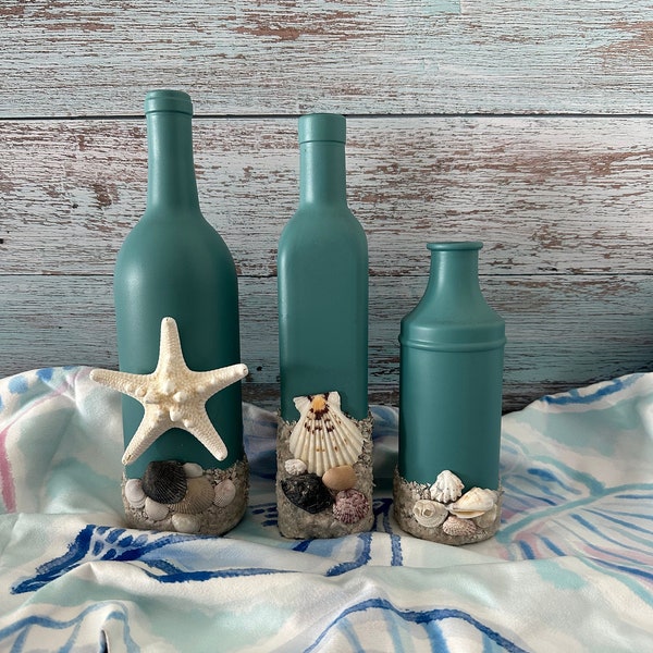 Seashell Bottle - Etsy