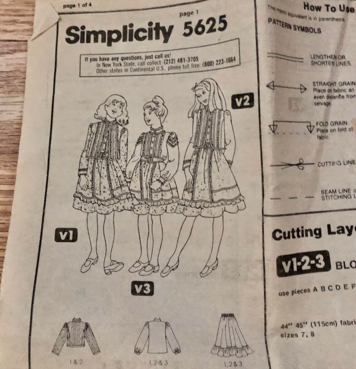 Vintage 1980s Gunne Sax Skirt Blouse Jacket Pattern 5625 Girls - Etsy