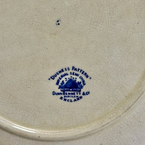 Dunn Bennett Imperial Duchess Pattern Serving Dish England Blue Gold ...