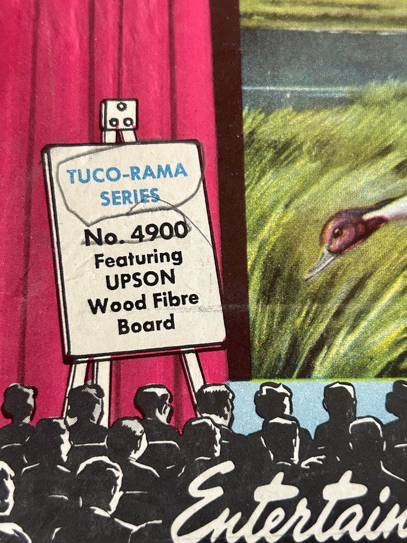 Vintage 1957 Tuco Jigsaw Picture Puzzle Ducks in Flight 300 Piece ...