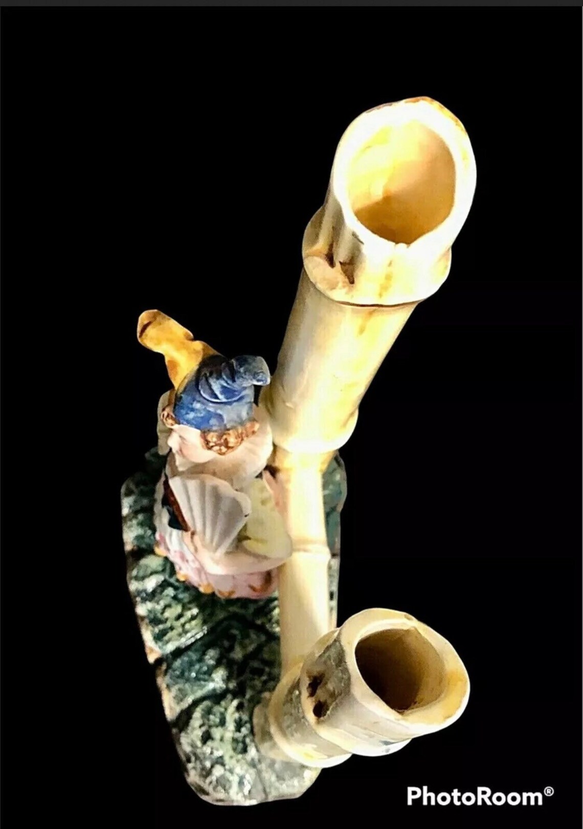 Antique 19th Century Jester Bamboo Figurine Earthenware - Etsy