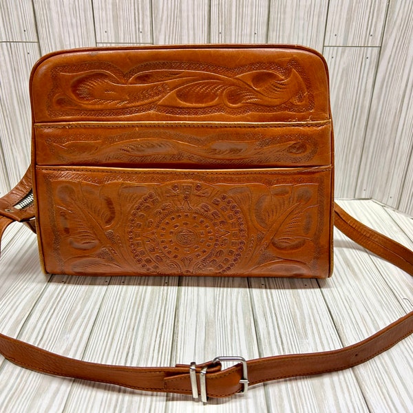 Tooled Leather Purse - Etsy