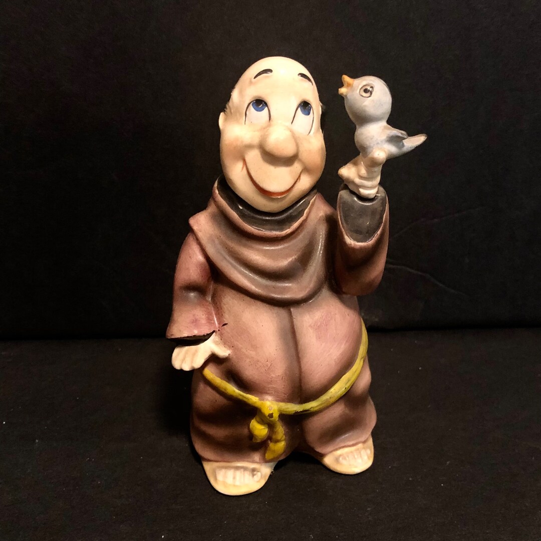 Vintage Happy Friars Brother Timothy Bluebird Figure Figurine Long ...
