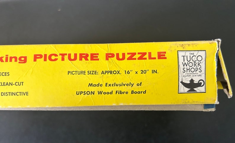 Vintage 1957 Tuco Jigsaw Picture Puzzle Ducks in Flight 300 Piece ...