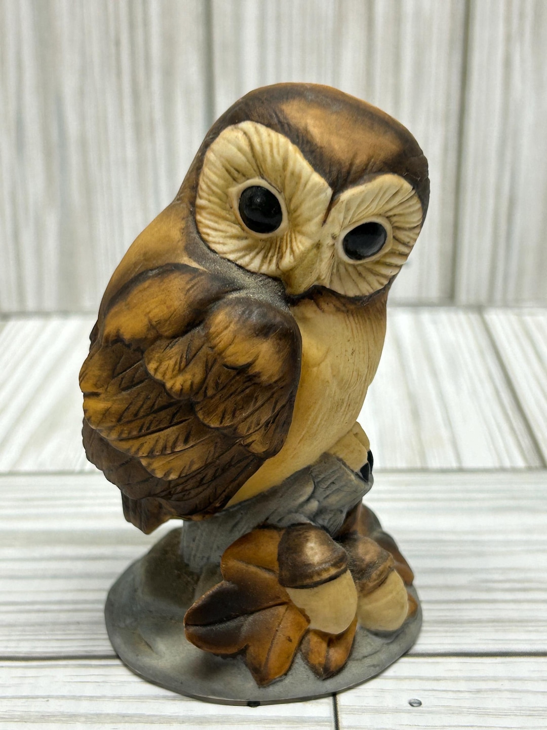 Vintage Andrea by Sadek Ceramic Owl Figurine #9602 Made in Japan 3.75 ...