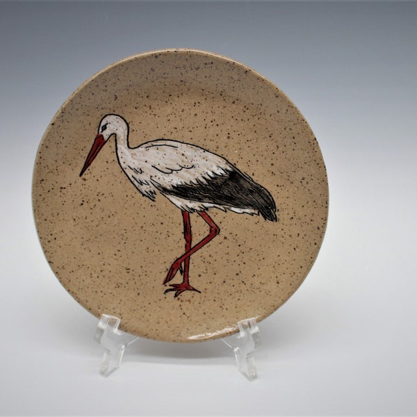 Ceramic Stork - Etsy