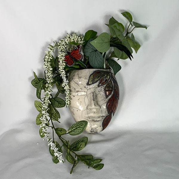 Raku Pottery Planter - Etsy