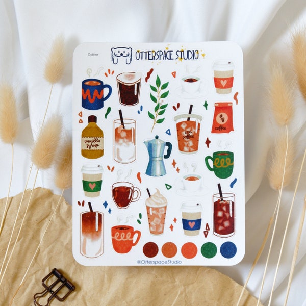 Coffee Planner Stickers - Etsy