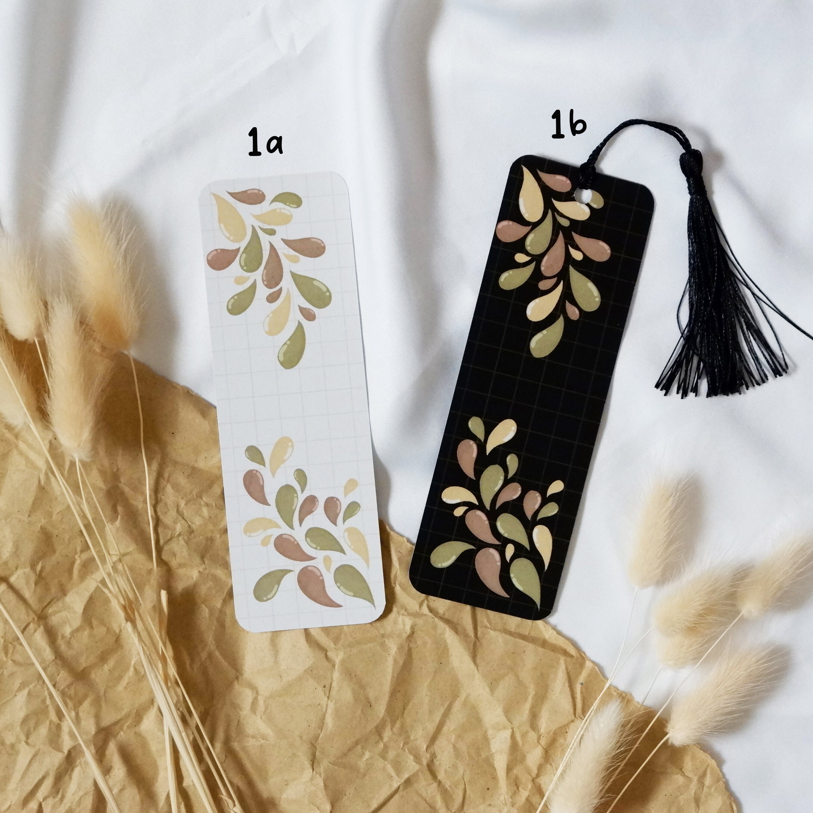 Teardrops Bookmark | Illustration, Illustrated Bookmarks, Double-sided ...