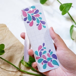 Teardrops Bookmark | Illustration, Illustrated Bookmarks, Double-sided ...