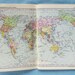 Vintage Soviet mini world atlas / 64 pages / vintage world map | Etsy