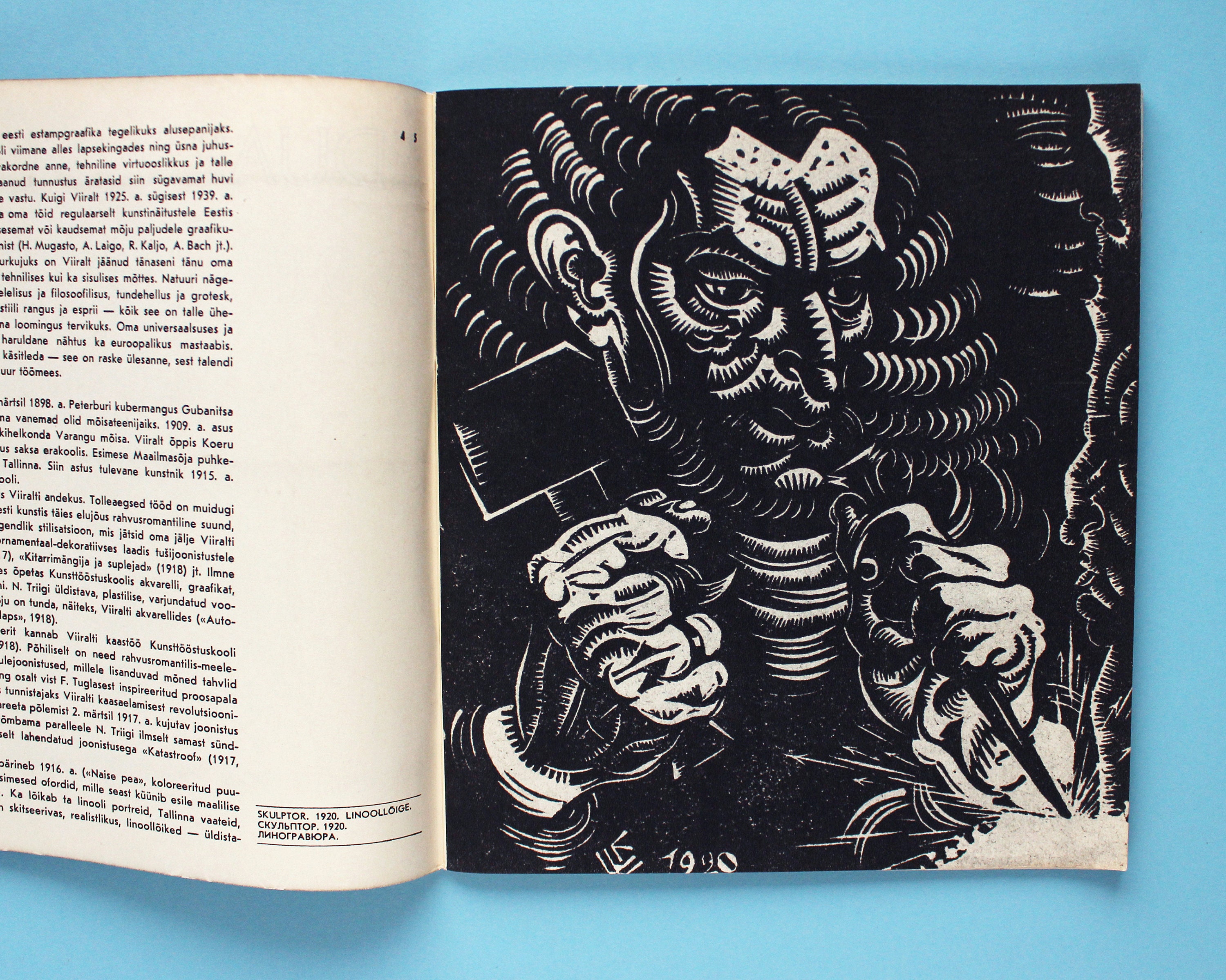 Vintage grotesque artist Eduard Viiralt album / graphic art | Etsy