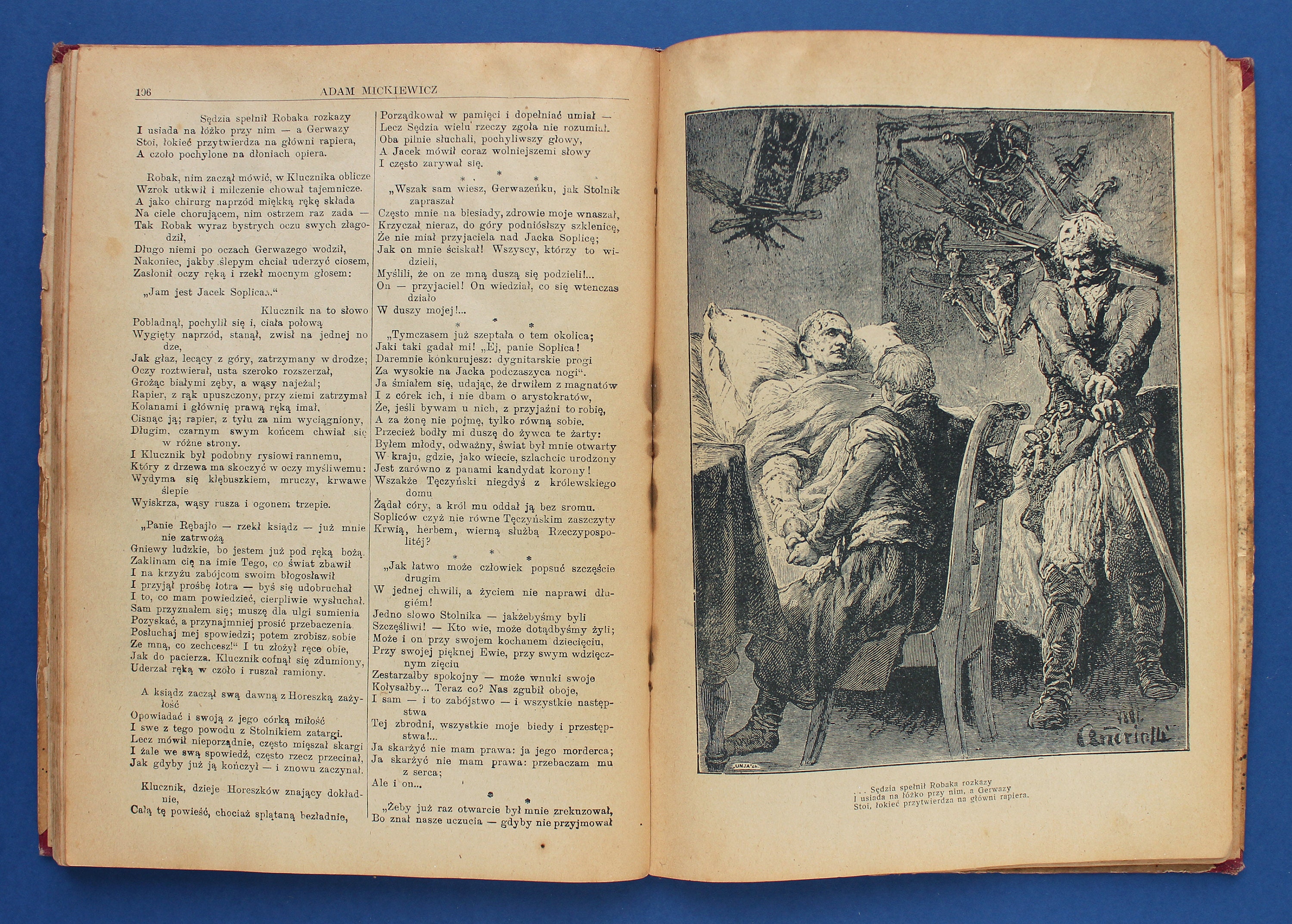 Antique Polish Book Adam Mickiewicz pan Tadeusz - Etsy