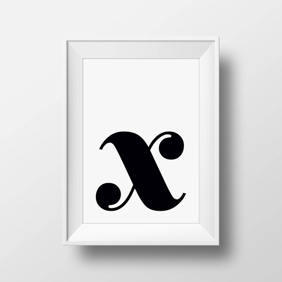 Lowercase Letter X