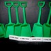12 Small Kelly Green Plastic Toy Shovels and 12 "i Dig You" Stickers ...