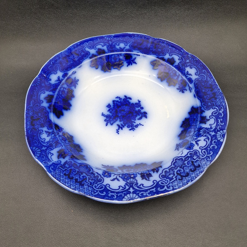 Swedish Flow Blue Plates - Etsy
