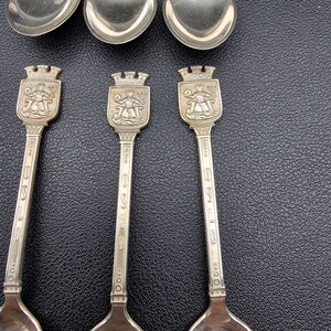 Vintage Norwegian Spoons From Oslo – Set of 6 Silver Plate Demitasse ...