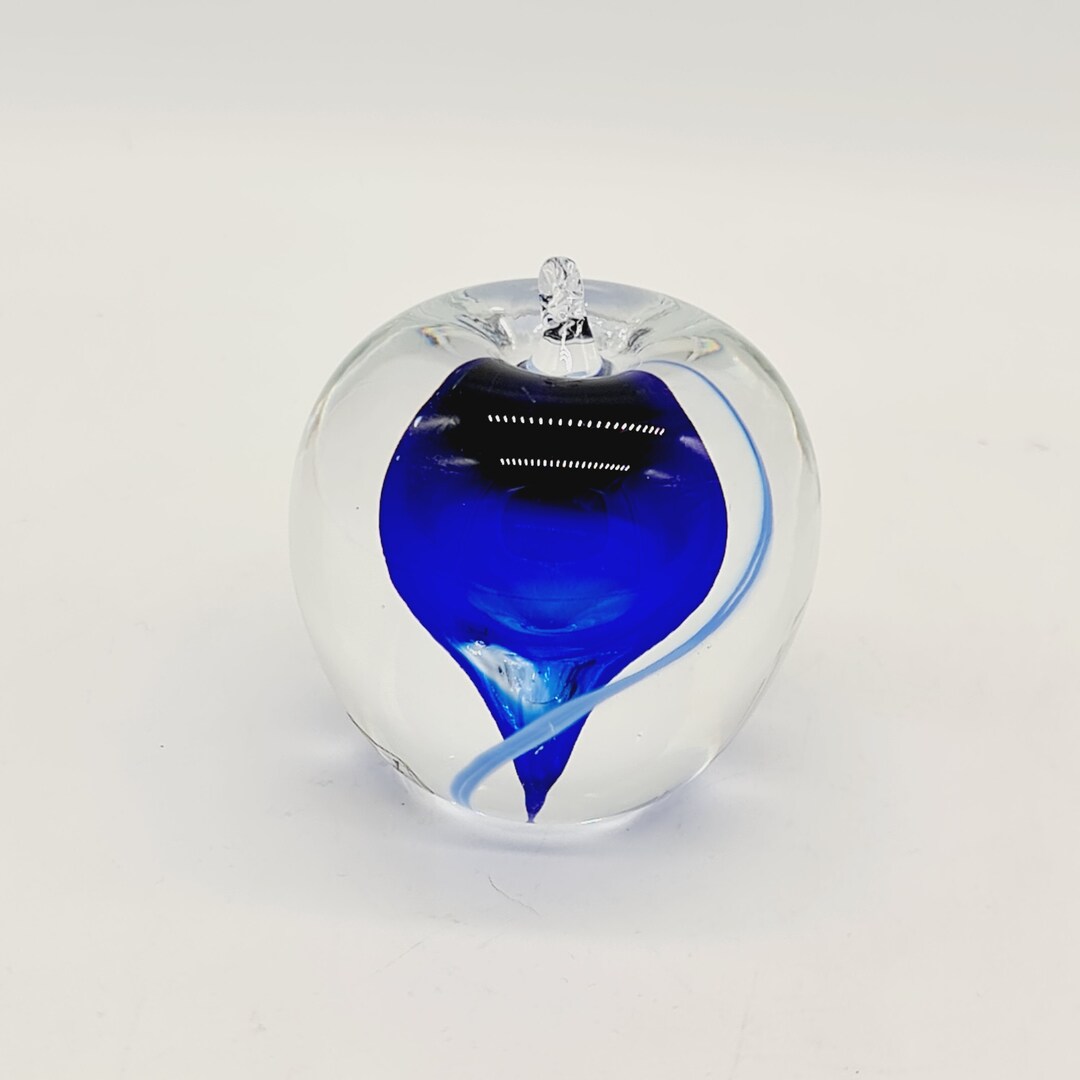 Art Glass Handmade Paperweight- Rauk -sweden - Etsy