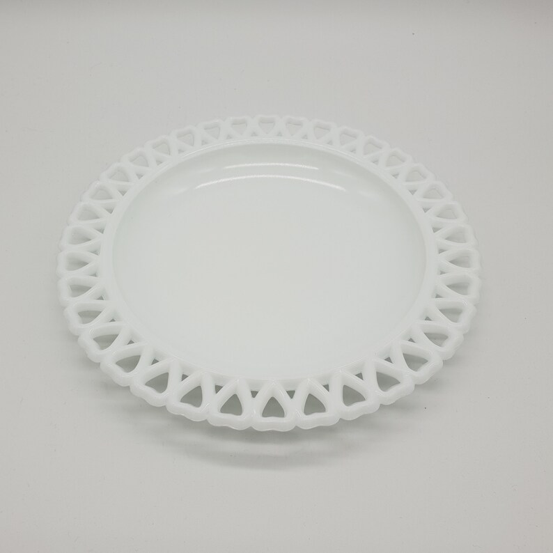 Gunnar Ander for Lindshammar, Sweden. Milk Glass Plate 1950:s - Etsy