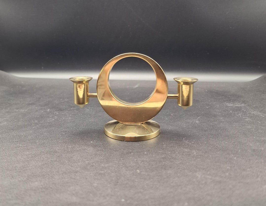 Two Armed Candlestick by Arthur Pe in Kolbäck - Swedish Modern - Etsy