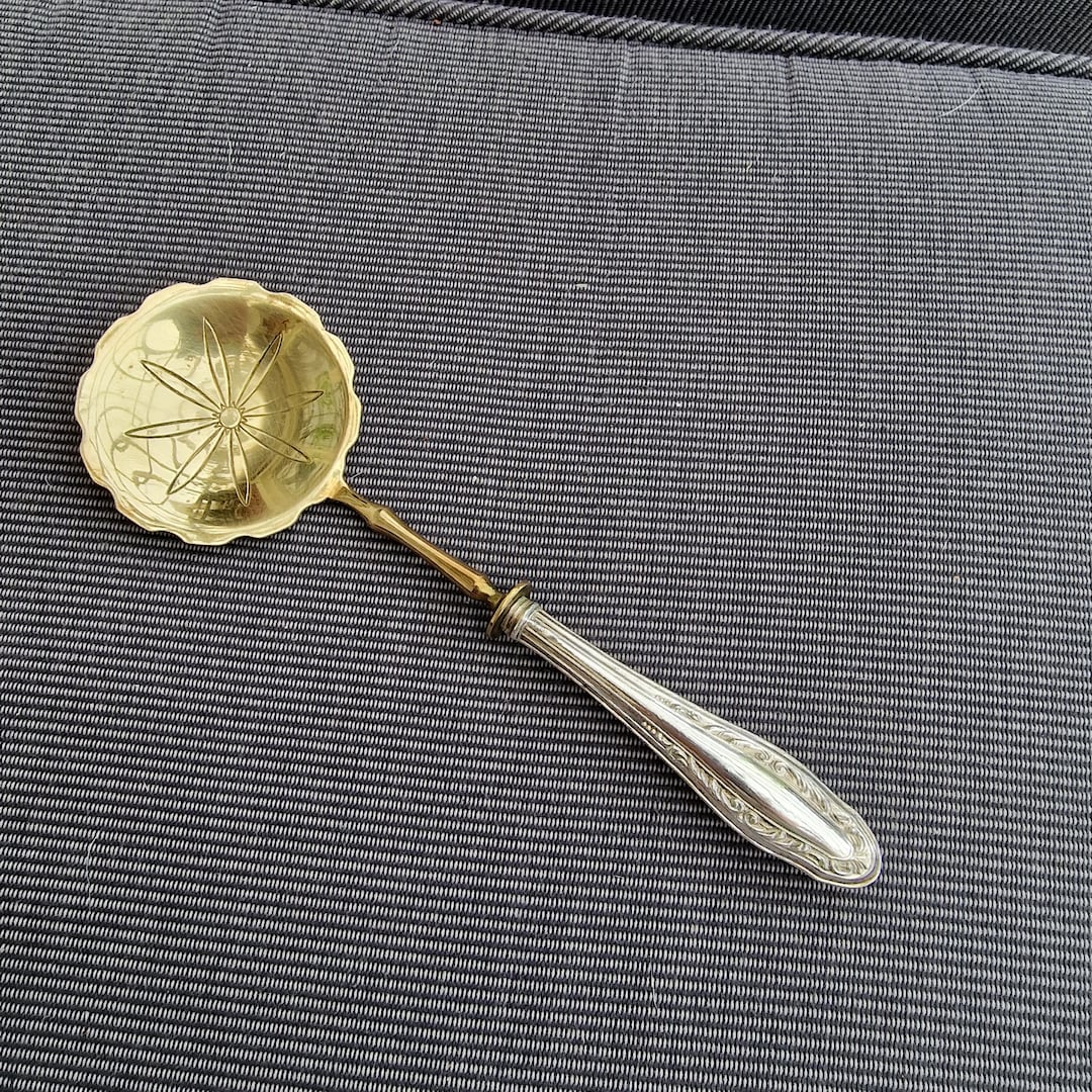 Antique German Solid Silver Handle - Large Pastry Server - Victorian ...