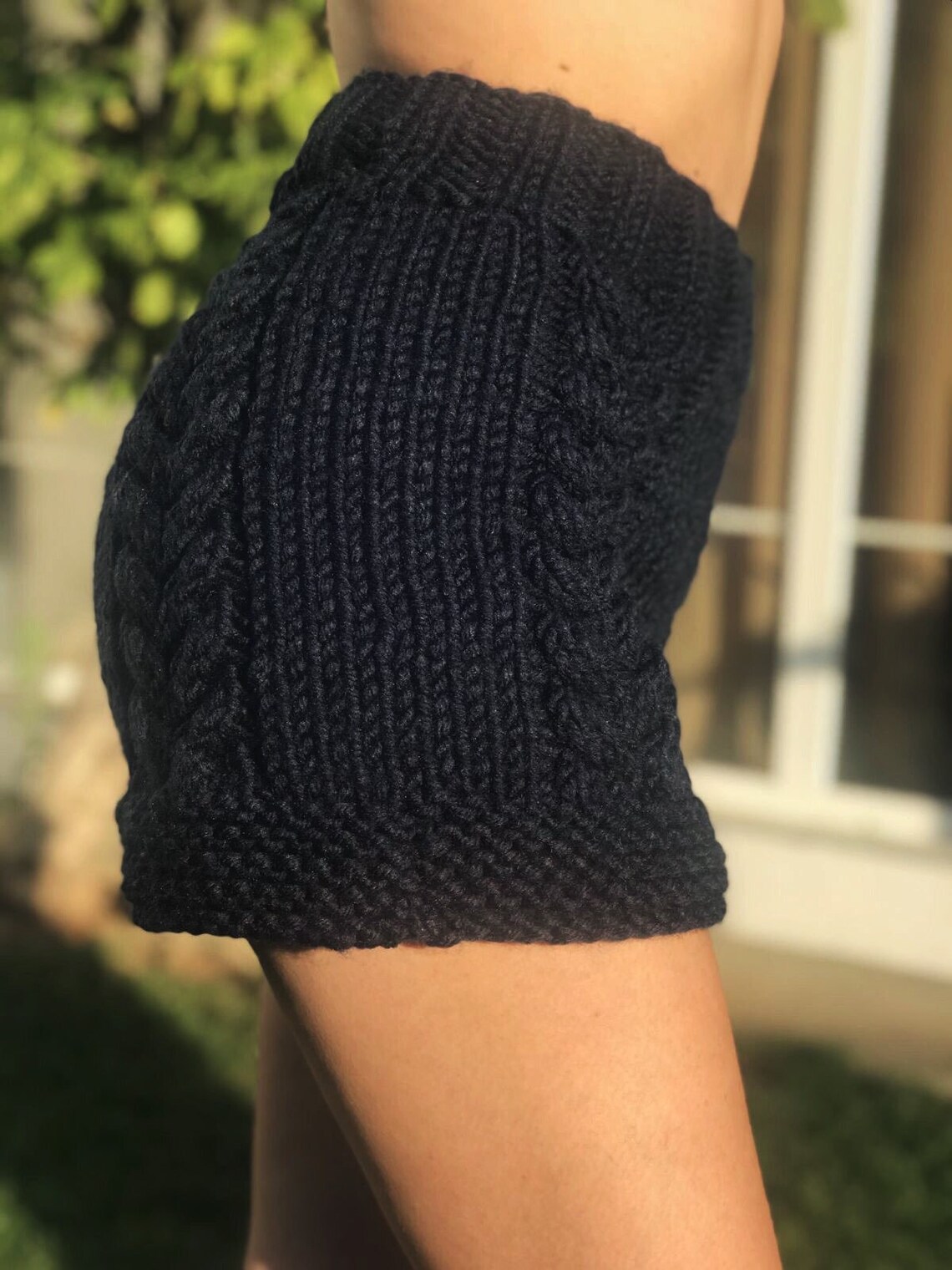 Chunky Knit Set Cable Knit Cardigan & Shorts - Etsy