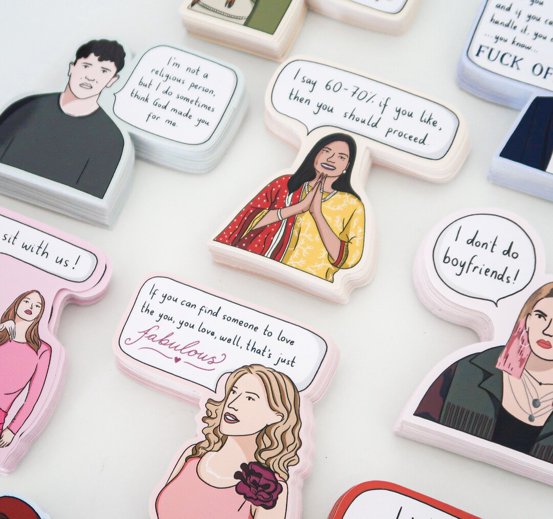 Character Vinyl Stickers Netflix Show Pop Culture Laptop - Etsy