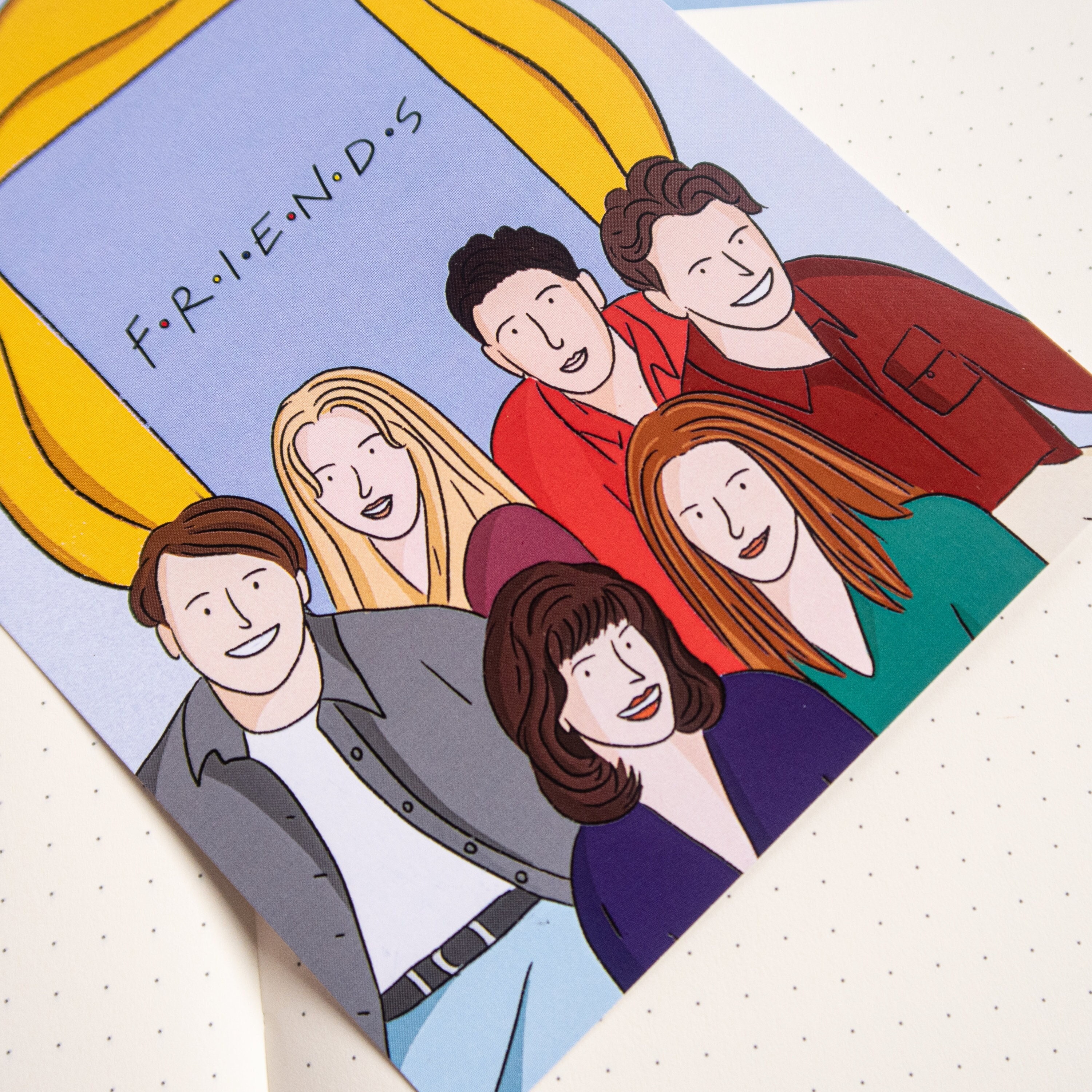 Friends TV Show Print, Poster, Wall Art, Friends Gift, A6, Housewarming ...