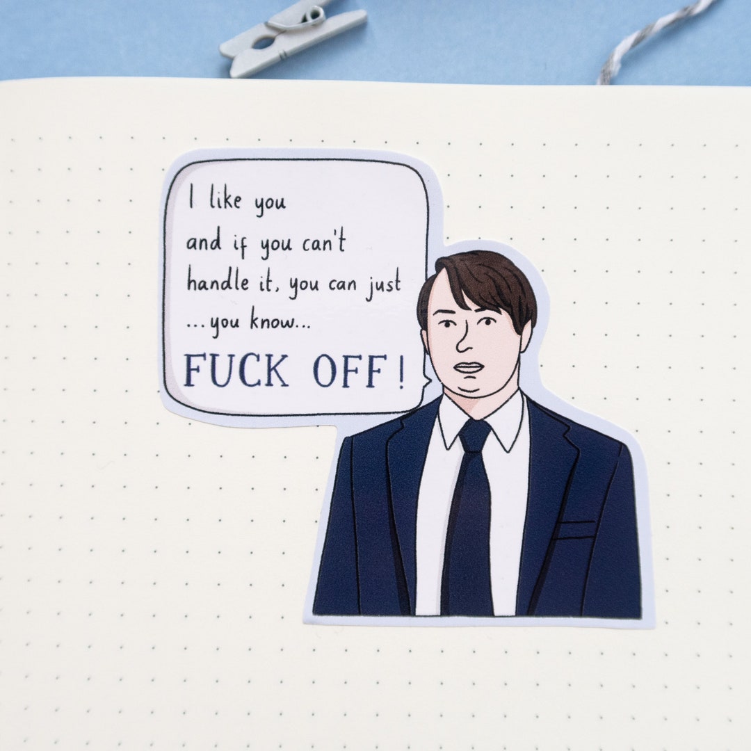 Peep Show Vinyl Sticker, Mark Corrigan, Fun Stickers, Waterproof Water ...