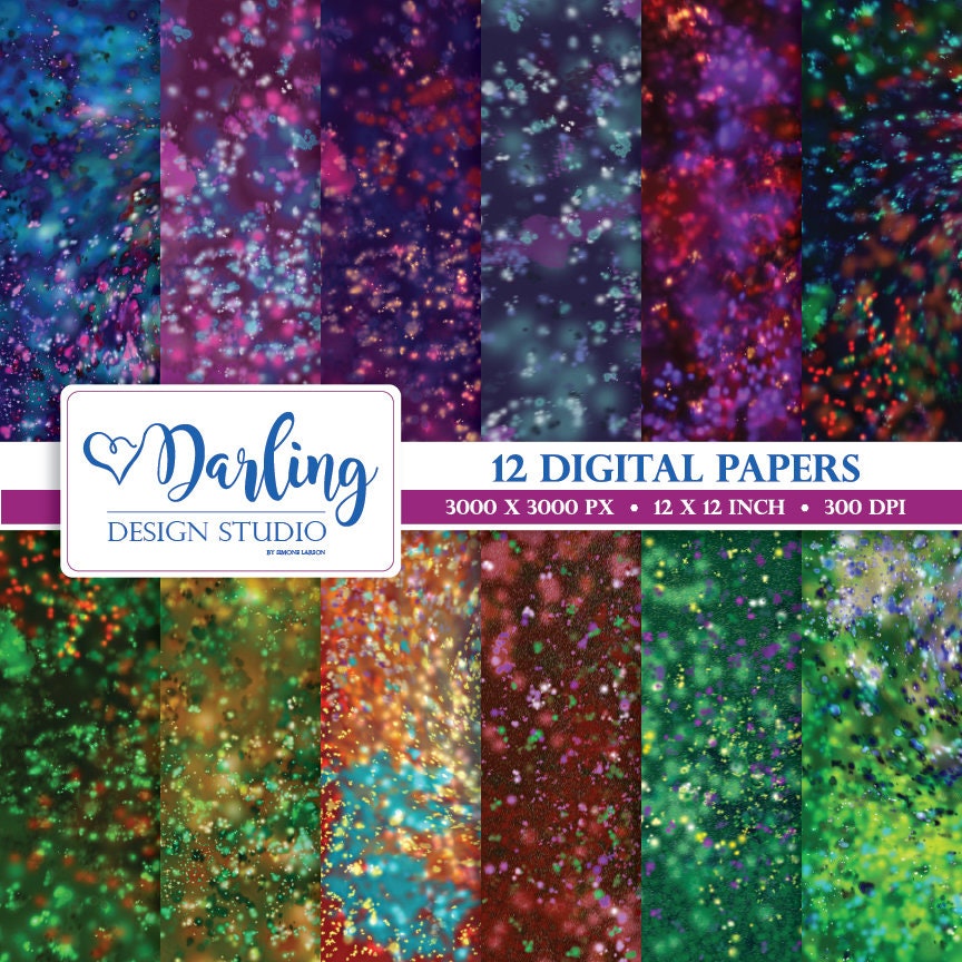 Space Digital Paper Night Sky Background Galaxy Digital - Etsy