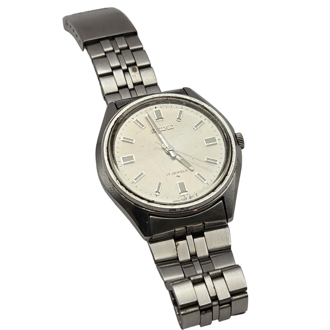 Vintage Seiko Mens 17 Jewels Stainless Steel Watch - Etsy