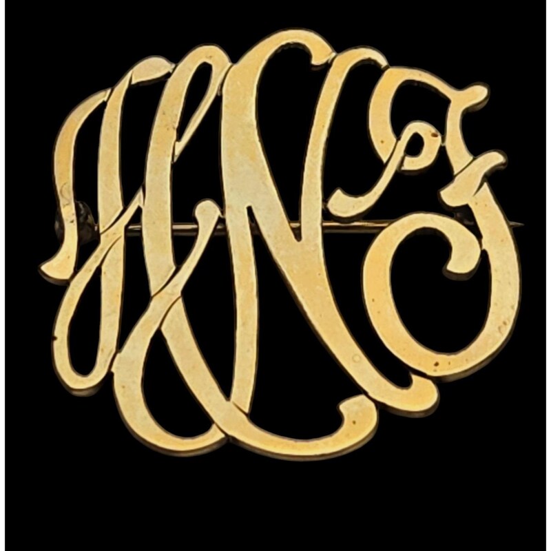 Monogrammed Pin - Etsy