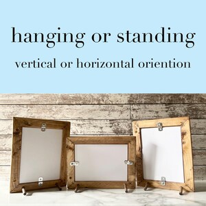 3-pack, 5x7 (1x2 Pine) Stained Wood Frames. Great Country Appeal ...