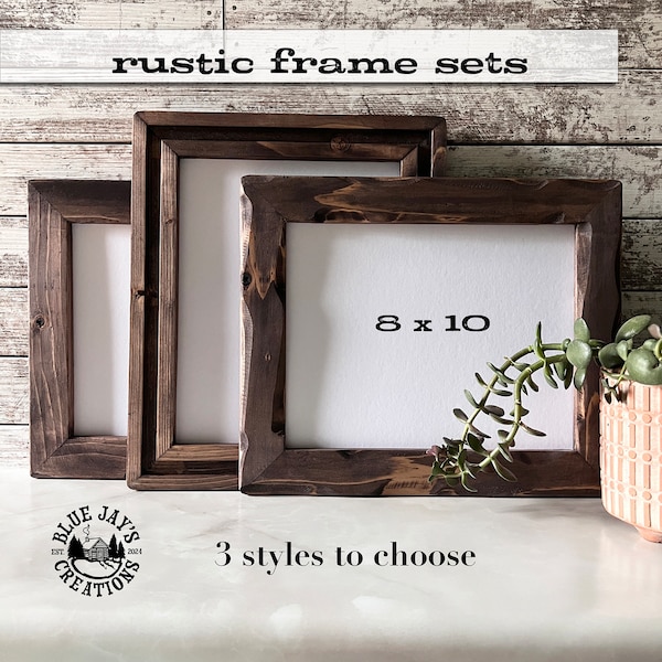 Rustic Farmhouse Picture Frame - Etsy